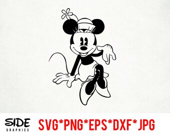 Minnie Wink Instant Download Digital File Svg, Png, Eps, Jpg, and Dxf ...