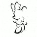 Minnie Outline Instant Download Digital File Svg, Png, Eps, Jpg, and ...