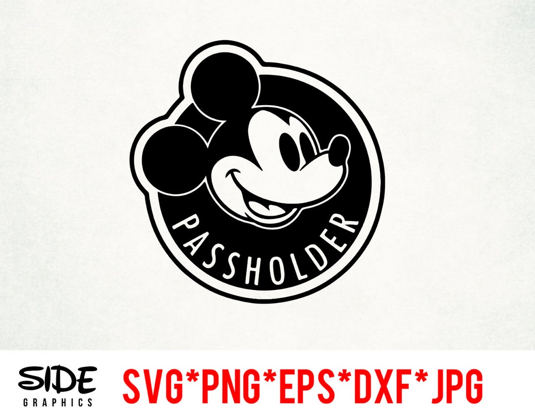Pass Holder Badge Instant Download Digital File Svg, Png, Eps, Jpg, and ...