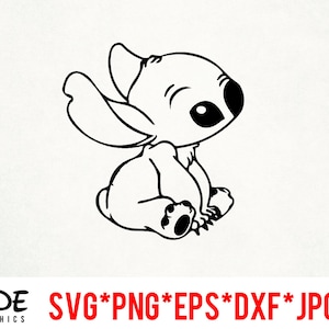 Stitch Instant Download Digital File Svg, Png, Eps, Jpg, and Dxf Clip ...