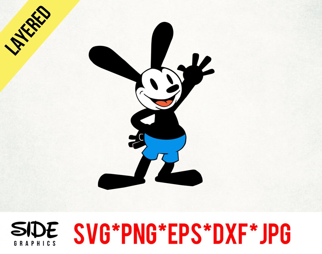 Oswald Instant Download Digital File Svg, Png, Eps, Jpg, and Dxf Clip ...