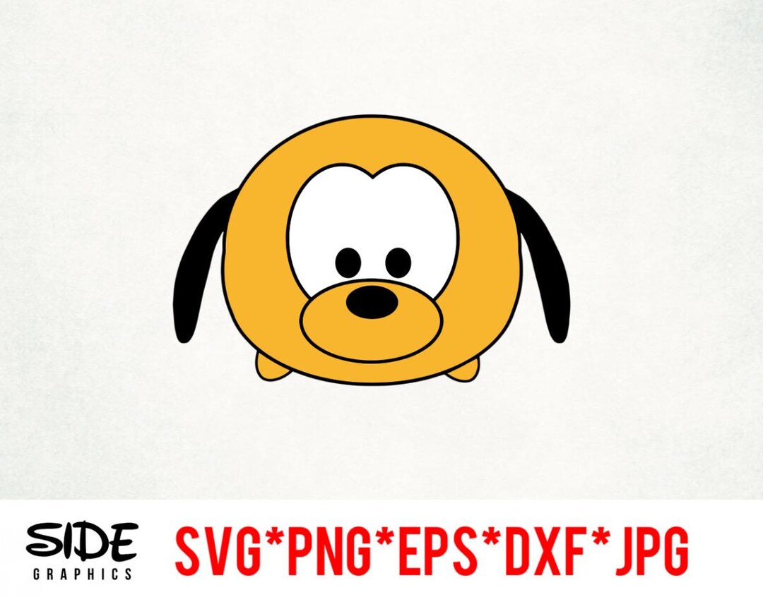 Pluto Tsum Tsum Instant Download Digital File Svg, Png, Eps, Jpg, and ...