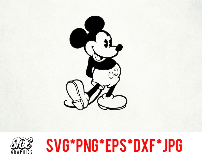 Mickey Instant Download Digital File Svg Png Eps Jpg and - Etsy