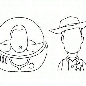 Buzz and Woody Instant Download Digital File Svg, Png, Eps, Jpg, and ...