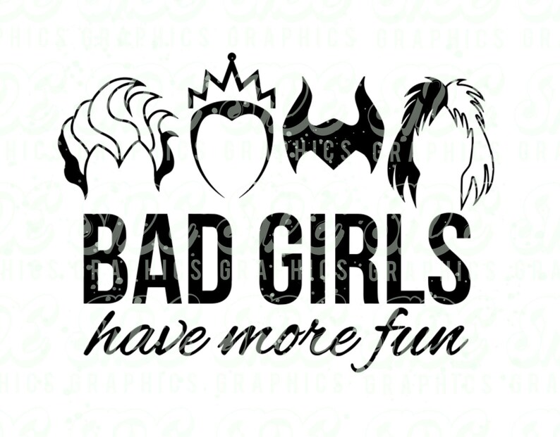Bad Girls Instant Download Digital File Svg, Png, Eps, Jpg, and Dxf ...