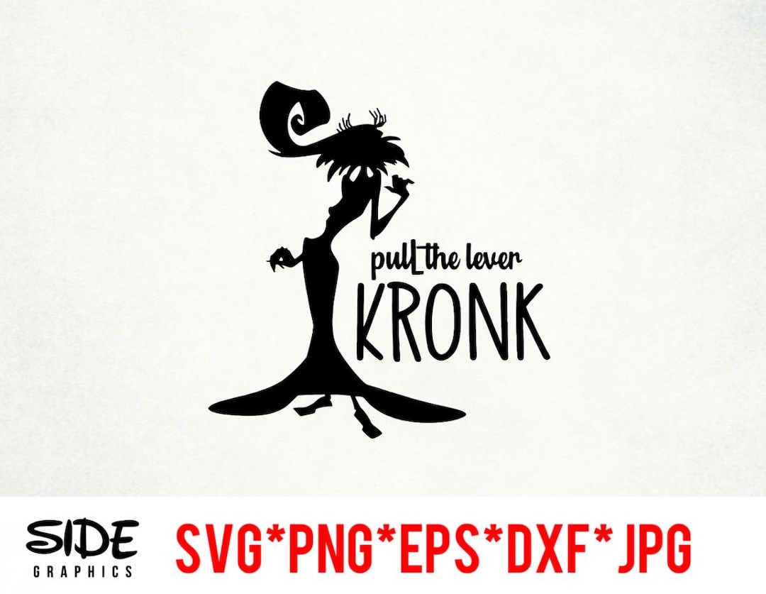 Pull the Lever Kronk Instant Download Digital File Svg, Png, Eps, Jpg ...