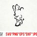 Minnie Outline Instant Download Digital File Svg, Png, Eps, Jpg, and ...