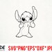 Stitch Instant Download Digital File Svg, Png, Eps, Jpg, and Dxf Clip ...