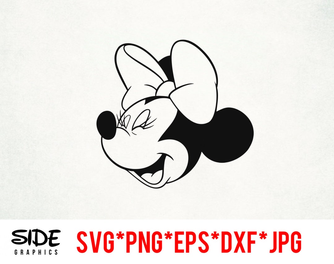 Laughing Minnie Instant Download Digital File Svg, Png, Eps, Jpg, and ...