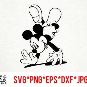 Standing Mickey Instant Download Digital File Svg, Png, Eps, Jpg, and ...