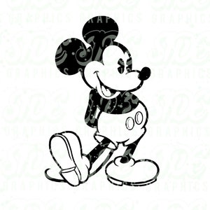 Mickey Instant Download Digital File Svg, Png, Eps, Jpg, and Dxf Clip ...