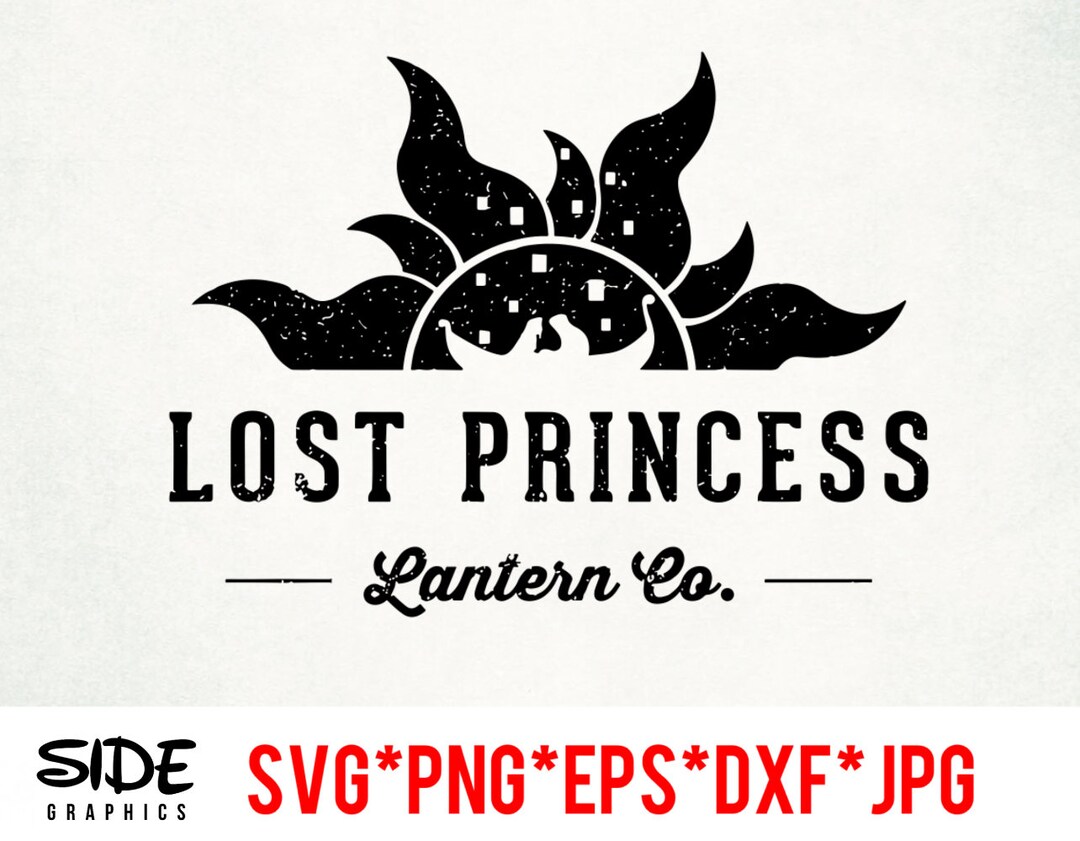 Lost Princess Instant Download Digital File Svg, Png, Eps, Jpg, and Dxf ...
