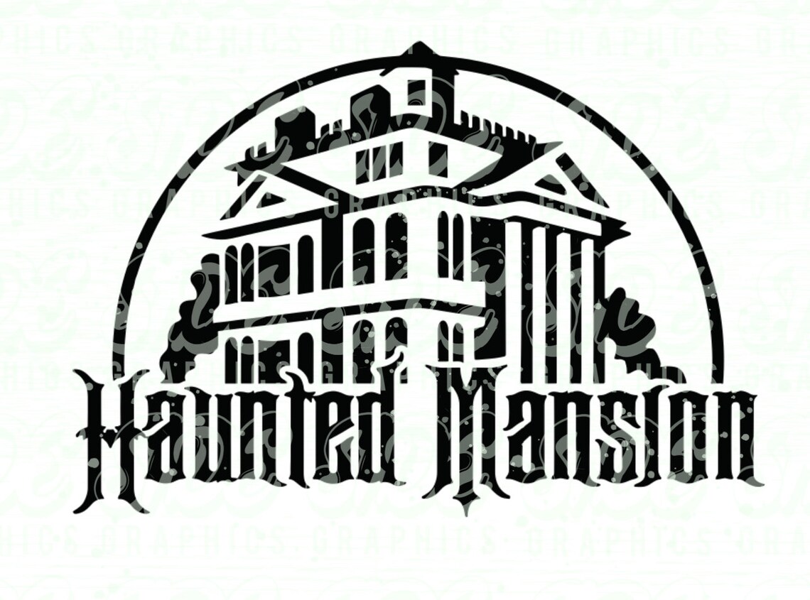 Haunted Mansion Instant Download Digital File Svg, Png, Eps, Jpg, and ...