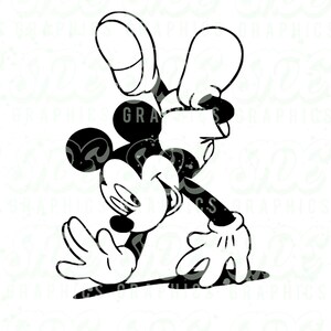 Standing Mickey Instant Download Digital File Svg, Png, Eps, Jpg, and ...