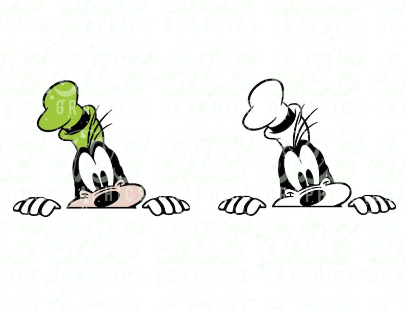 Peaking Goofy Bundle Instant Download Digital File Svg, Png, Eps, Jpg ...