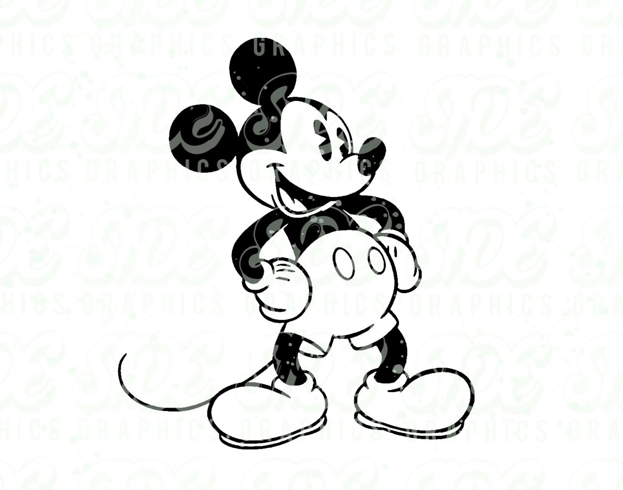 Standing Mickey Instant Download Digital File Svg, Png, Eps, Jpg, and ...