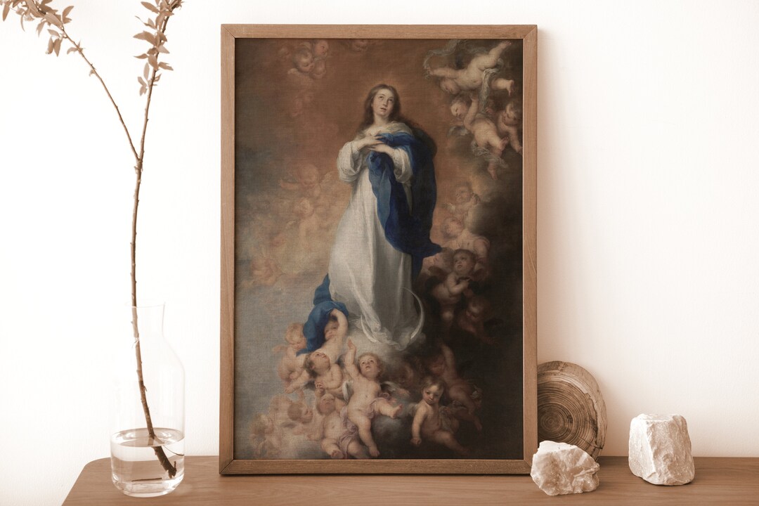 Catholic Art Prints Vintage Christian Digital Print Catholic Artwork ...