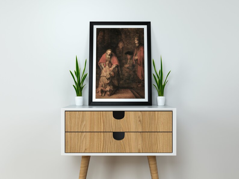 Return of the Prodigal Son by Rembrandt Religious Catholic Art Prints ...