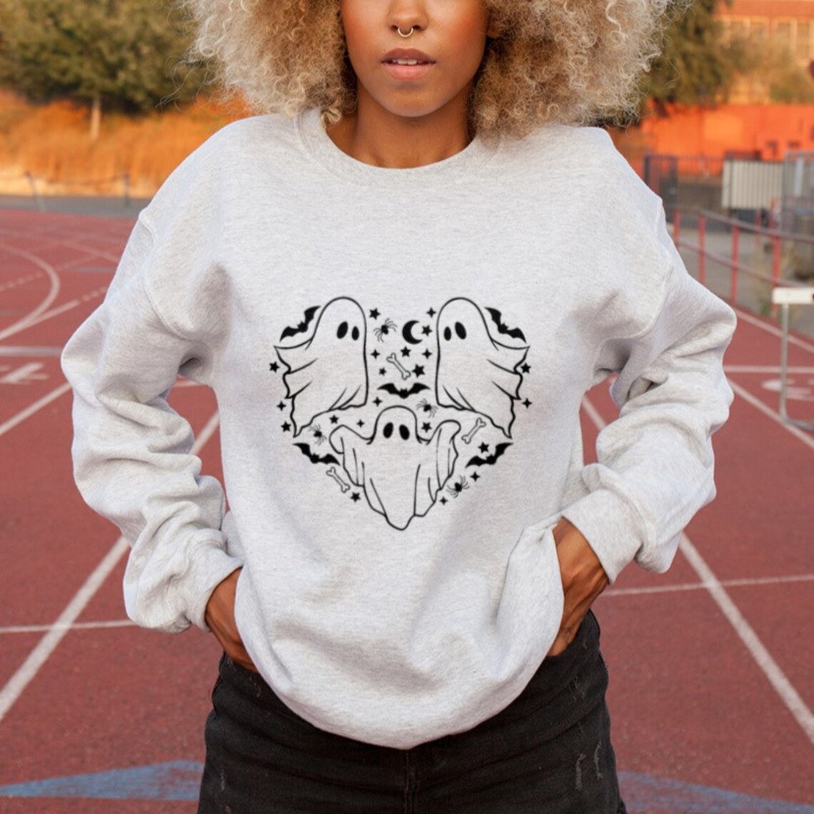 Ghost Heart SVG, Spooky Season Svg ,halloween Svg,boo Svg, Ghost Clip ...