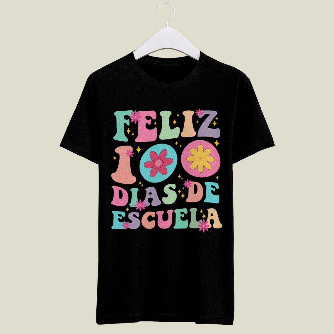 Groovy Feliz 100 Dias De Escuela SVG PNG ,groovy 100 Days Spanish Svg ...