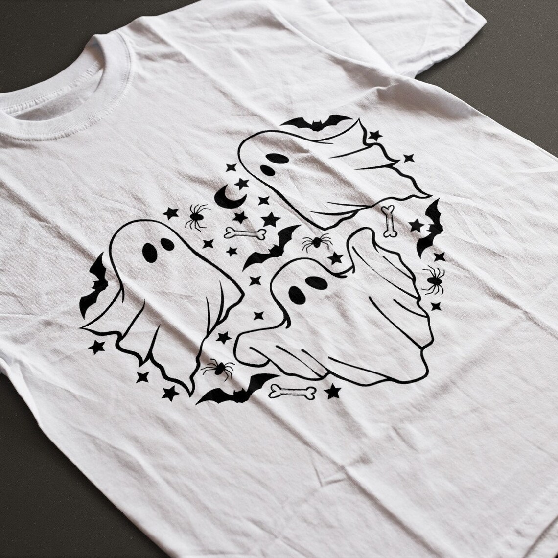 Ghost Heart SVG, Spooky Season Svg ,halloween Svg,boo Svg, Ghost Clip ...