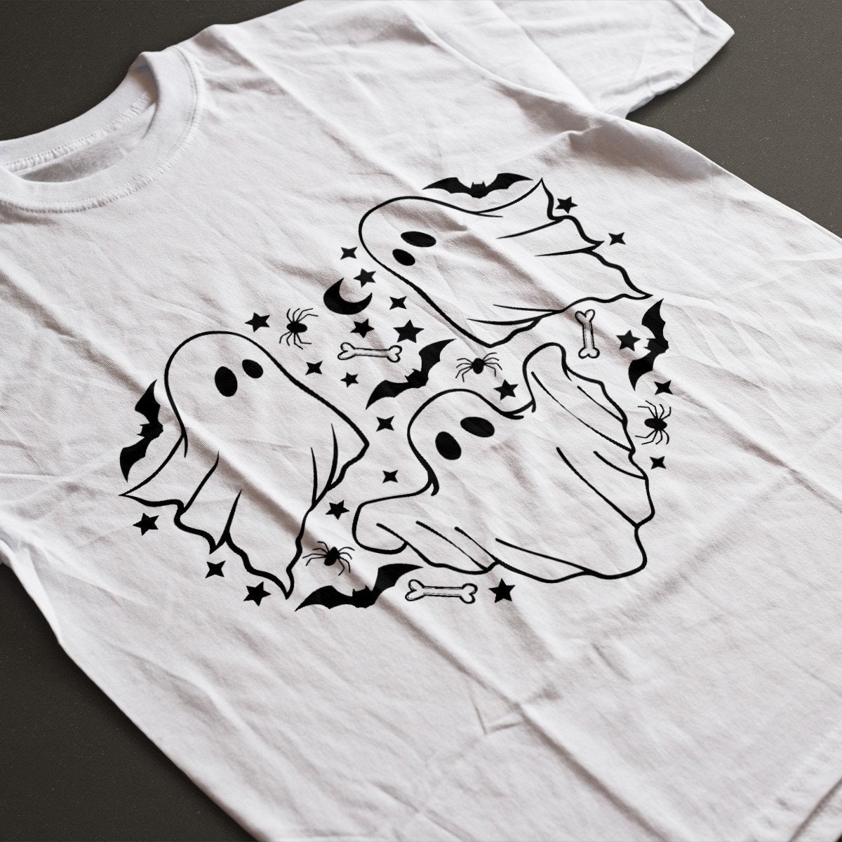Ghost Heart SVG, Spooky Season Svg ,halloween Svg,boo Svg, Ghost Clip ...