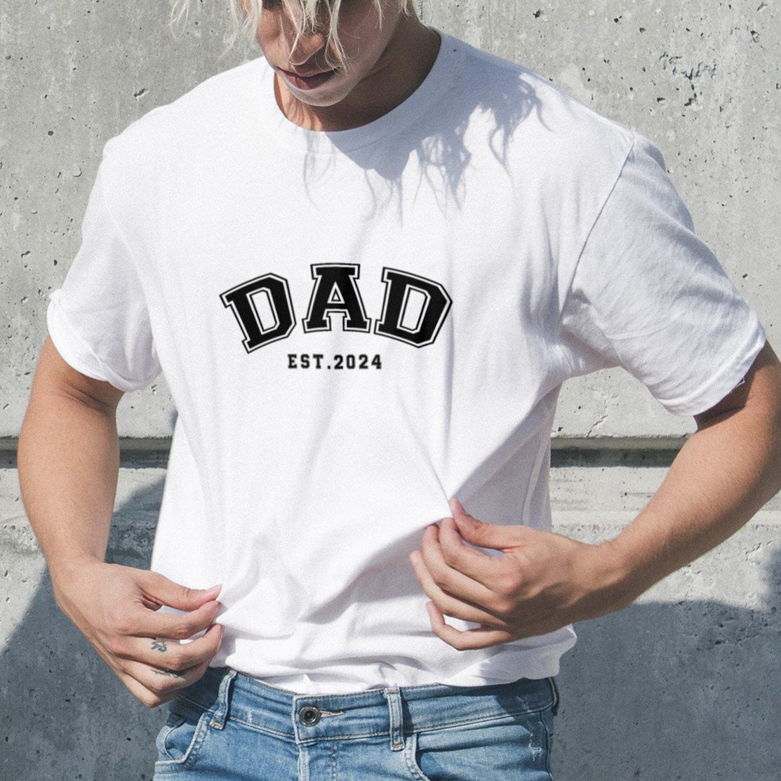 Dad Est 2024 Svg, Dad Varsity Svg, Dad Est 2024 Png, Daddy Est 2024 Svg ...