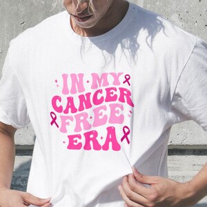 In My Cancer Free Era Png, Groovy Breast Cancer Awareness Warrior Png ...