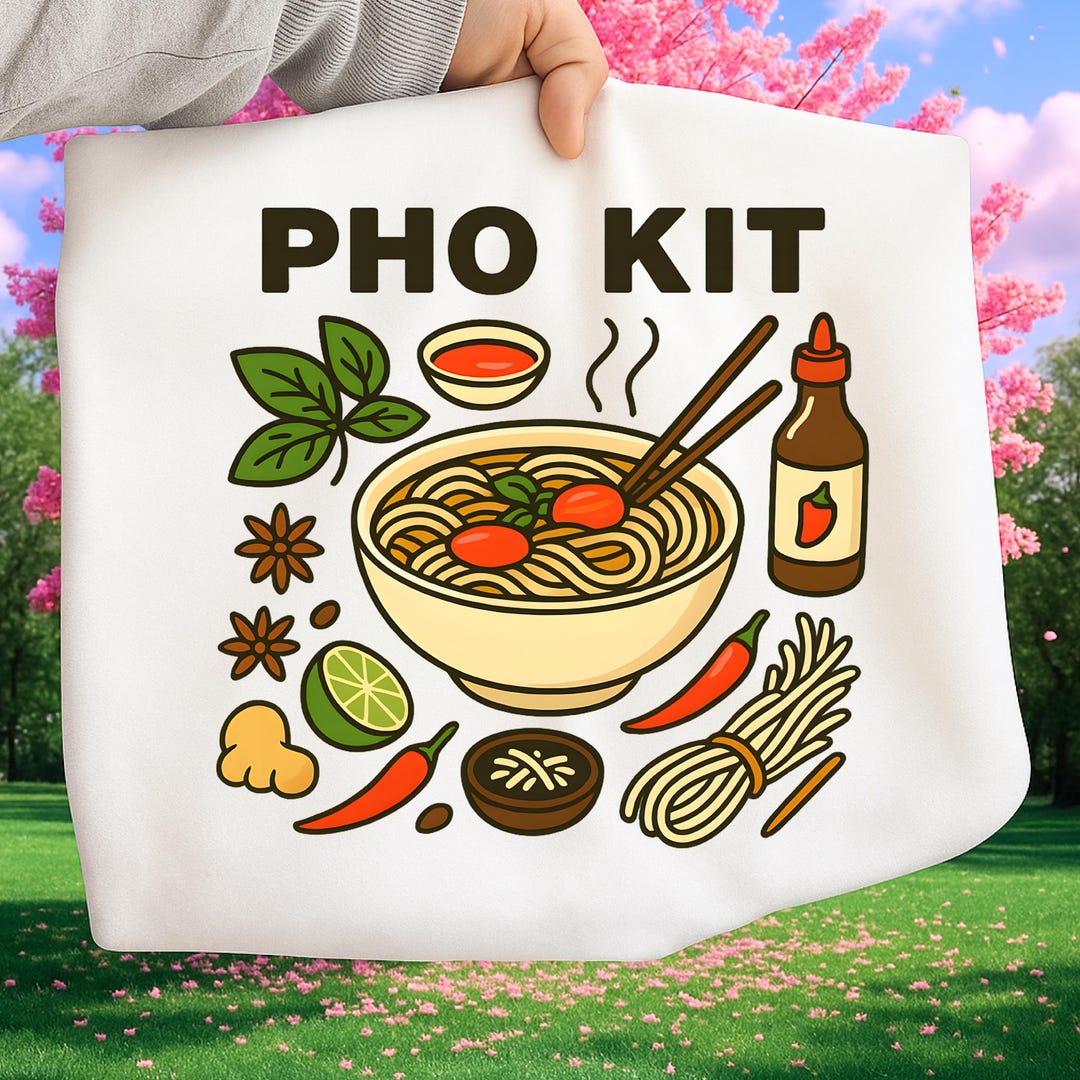 Pho Kit PNG, Funny Foodie Shirt PNG for Mariners Fans & Noodle Lovers ...