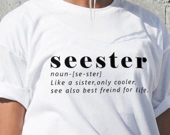 Seester Definition SVG PNG , Sister Birthday Gift , Sister Shirt , Cut ...