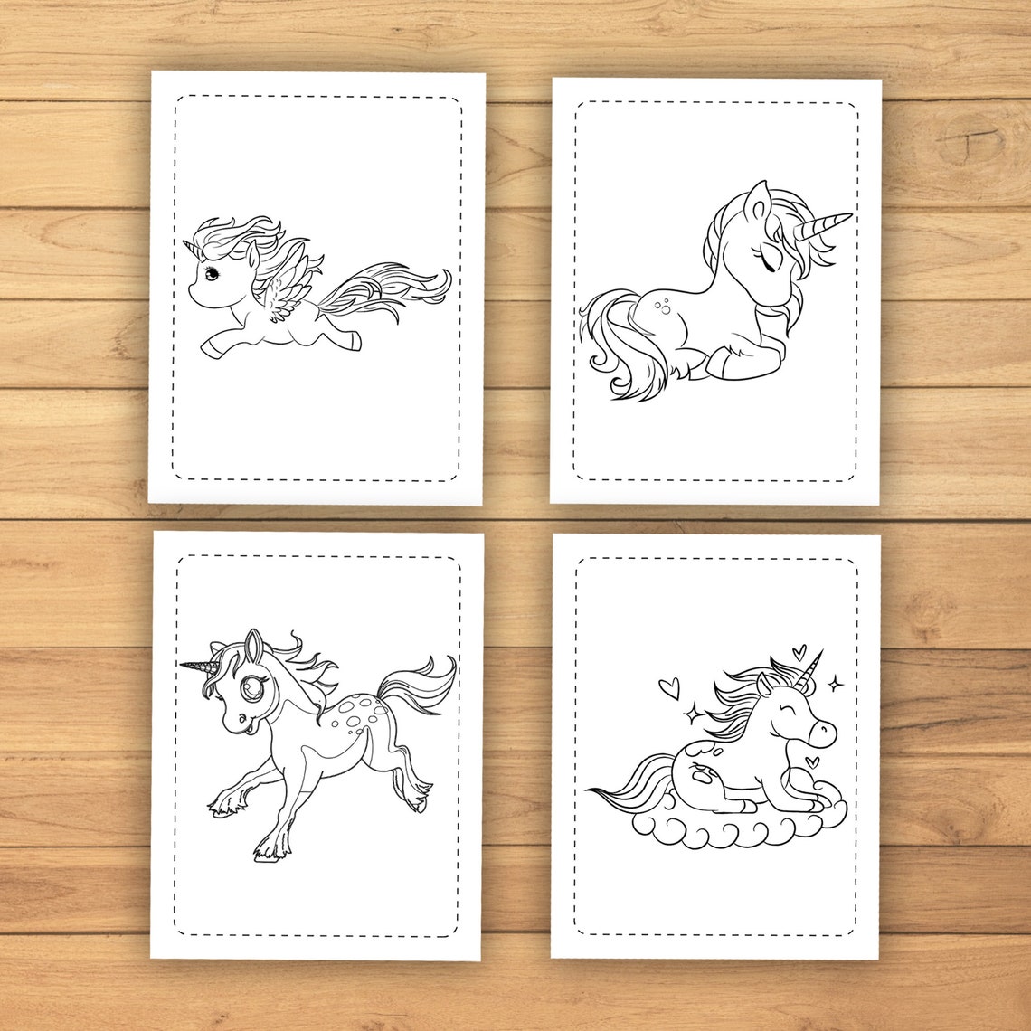 30 Cute Unicorn Coloring Pages for Kids Kawaii Unicorn Coloring Pages ...