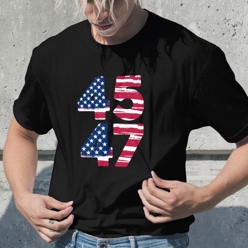 45 47 American Flag Svg, Digital Download File, Election PNG Bundle, 45 ...