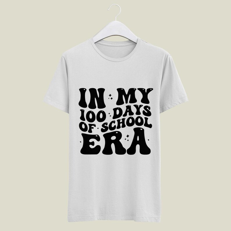 100 Days of School Png ,in My 100 Days of School Era, Groovy 100 Days ...