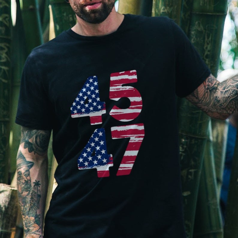 45 47 American Flag Svg, Digital Download File, Election PNG Bundle, 45 ...