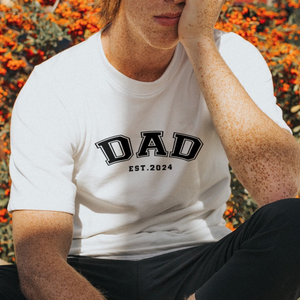 Dad Est 2024 Svg, Dad Varsity Svg, Dad Est 2024 Png, Daddy Est 2024 Svg ...
