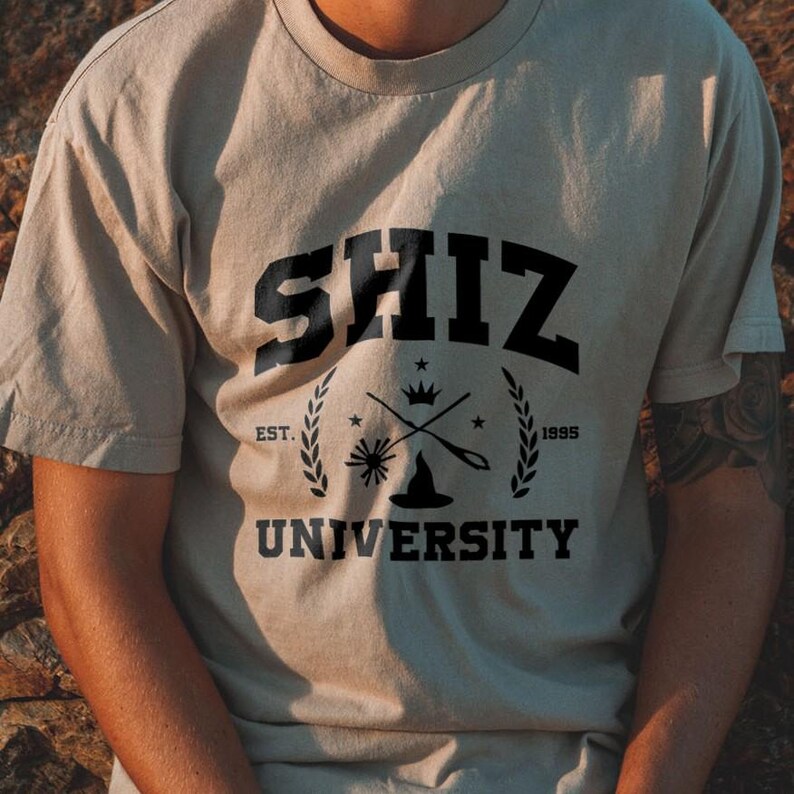 Shiz University Svg PNG, Back and Front Wizard Shiz University Shirt ...