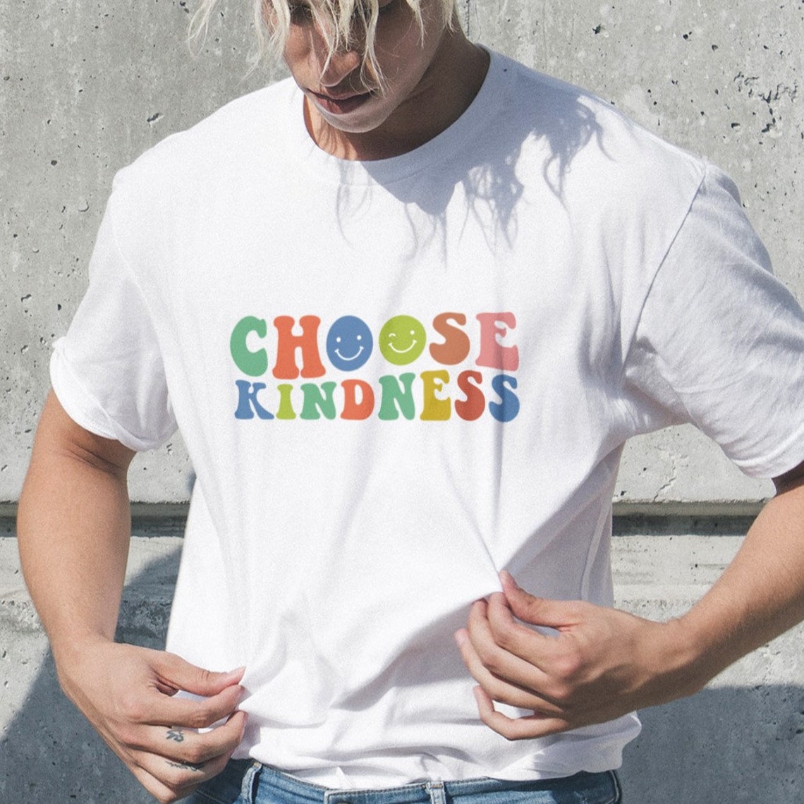 Choose Kindness Shirt Svg,kindness Svg,png,be Kind Svg,smiley Face Svg ...
