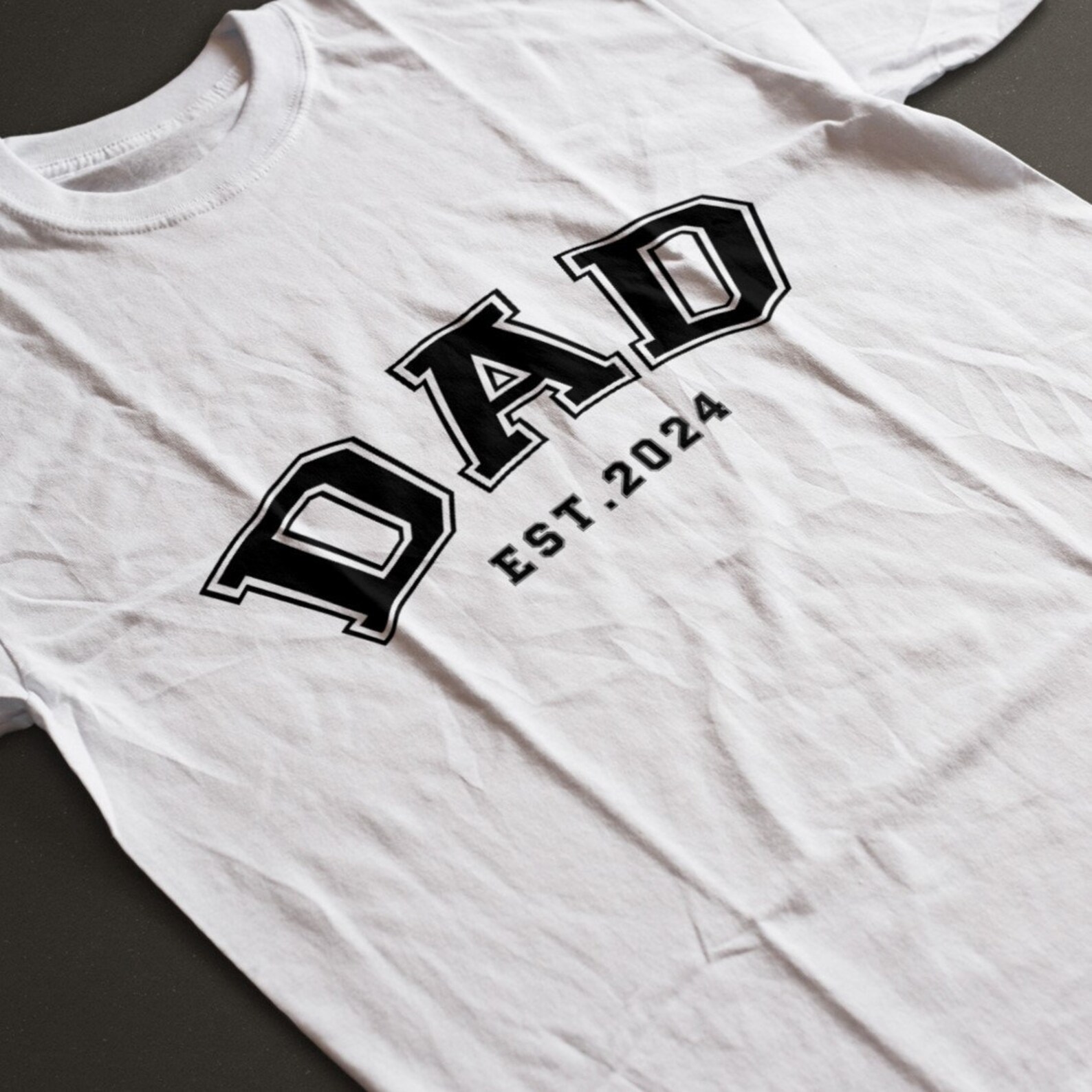 Dad Est 2024 Svg, Dad Varsity Svg, Dad Est 2024 Png, Daddy Est 2024 Svg ...