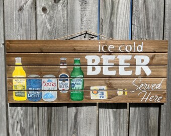 Beer Wood Sign - Etsy
