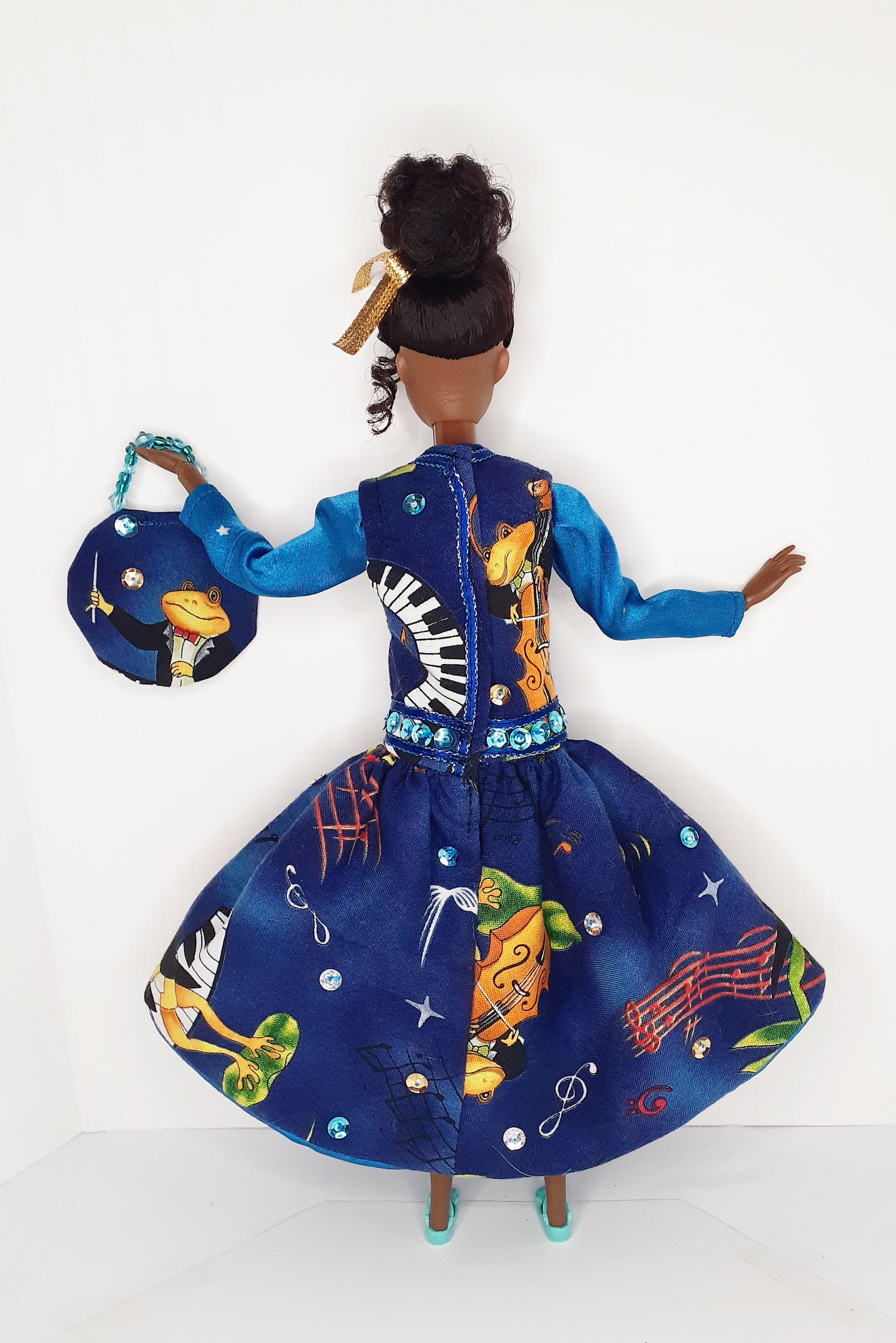 OOAK Rescue Doll Disney the Princess and the Frog Inspired Tiana Blue ...