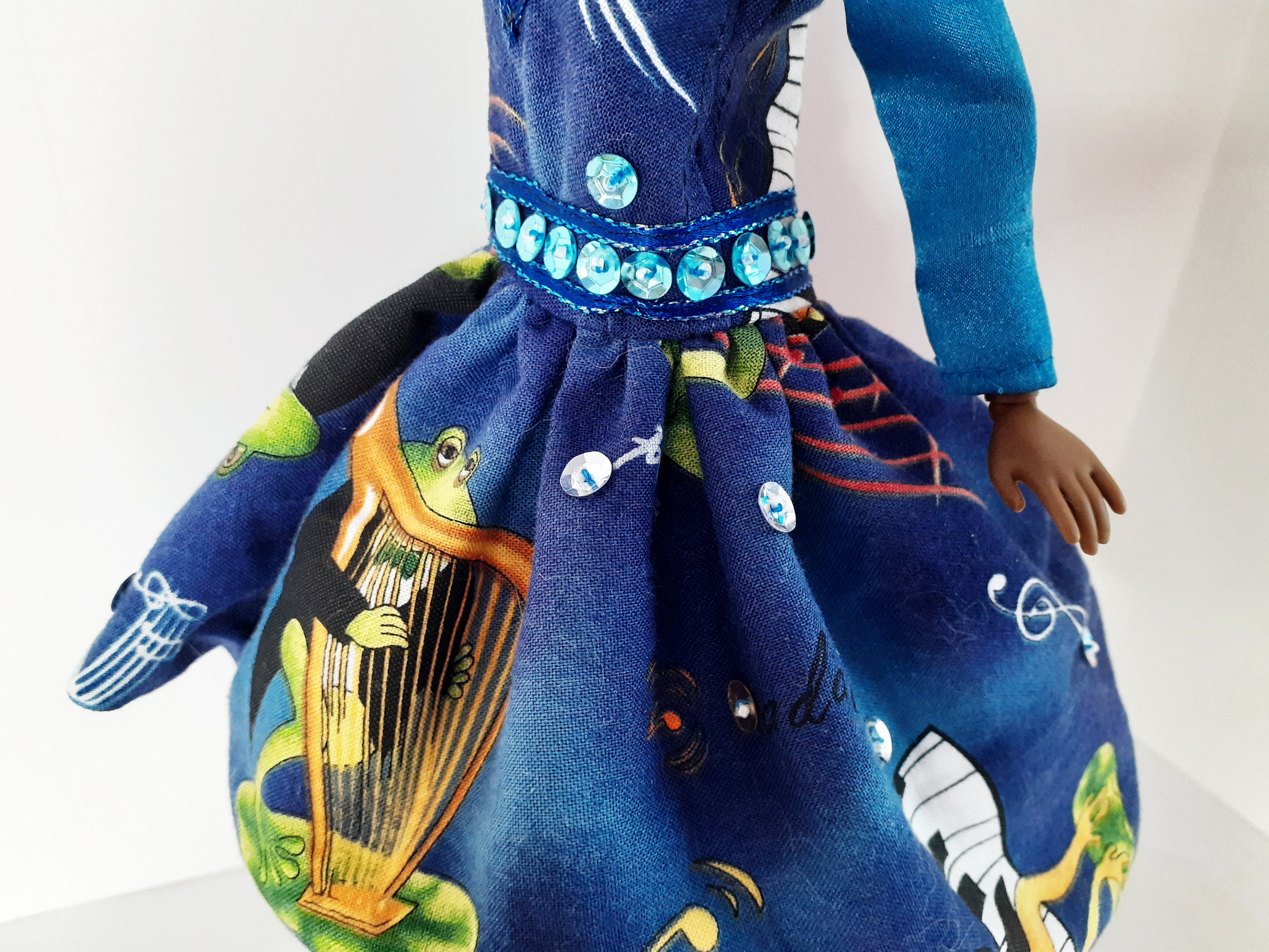 OOAK Rescue Doll Disney the Princess and the Frog Inspired Tiana Blue ...