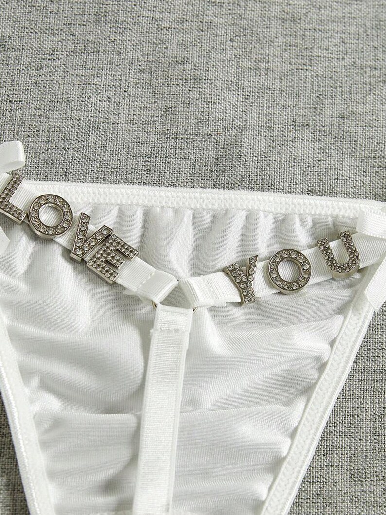 Customized Thong Bikini Thong Bikini Chain Lingerie - Etsy