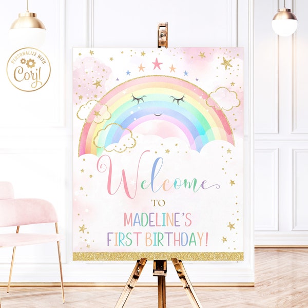 Rainbow Welcome - Etsy