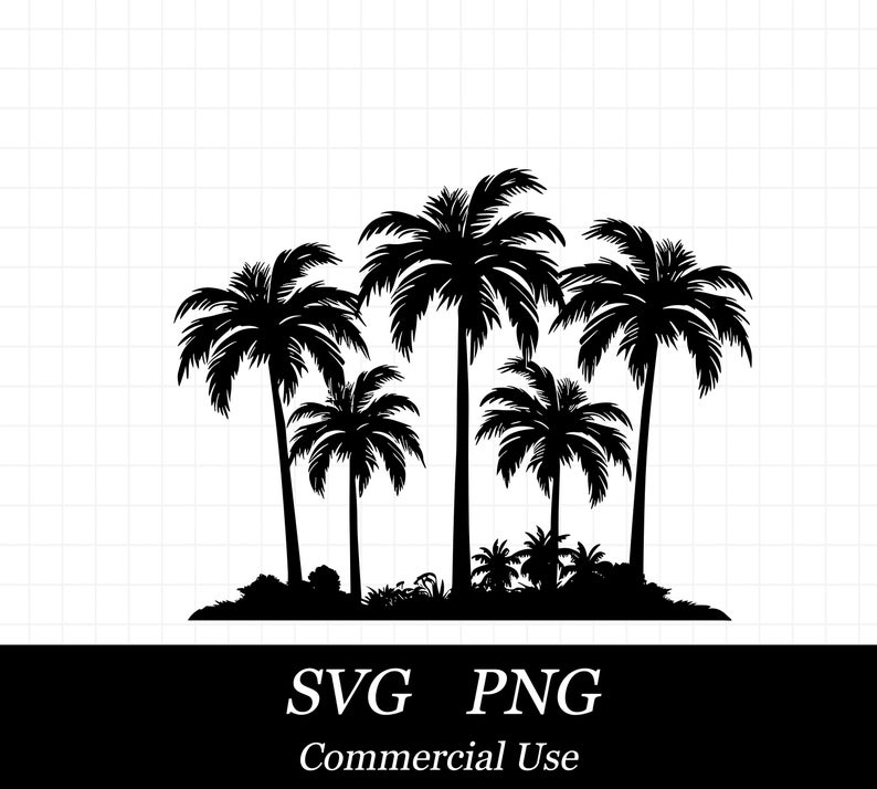 Palm Tree SVG Palm Tree PNG SVG Files for Cricut Commercial - Etsy Ireland