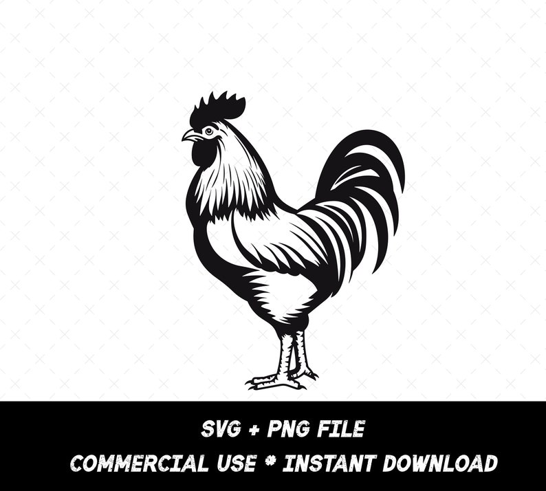 Chicken SVG Chicken PNG SVG Files for Cricut Commercial - Etsy