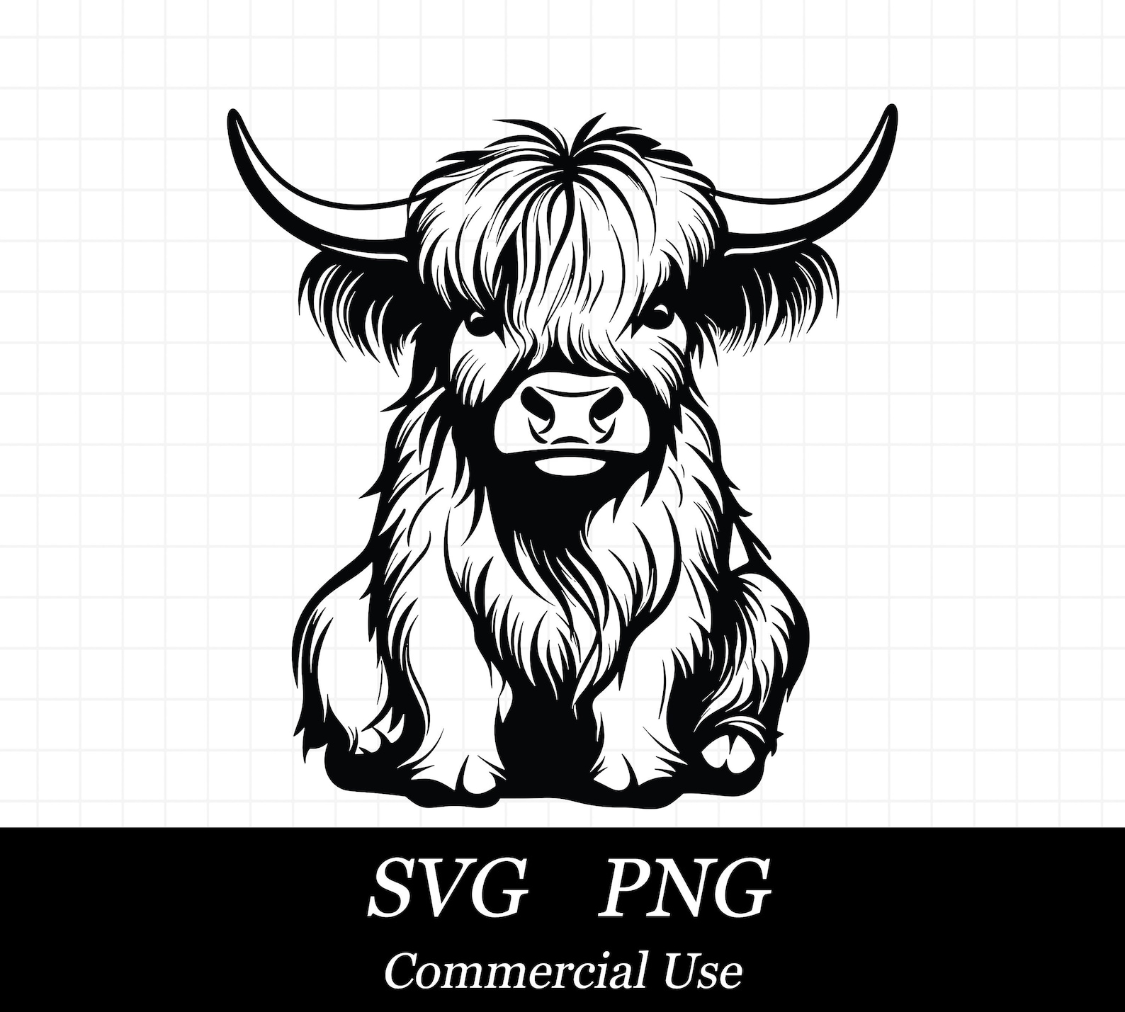 Highland Cow SVG Highland Cow PNG SVG Files for Cricut - Etsy