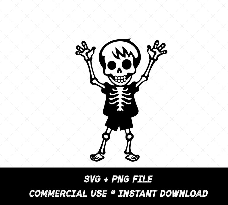 Skeleton SVG Skeleton PNG SVG Files for Cricut Commercial - Etsy