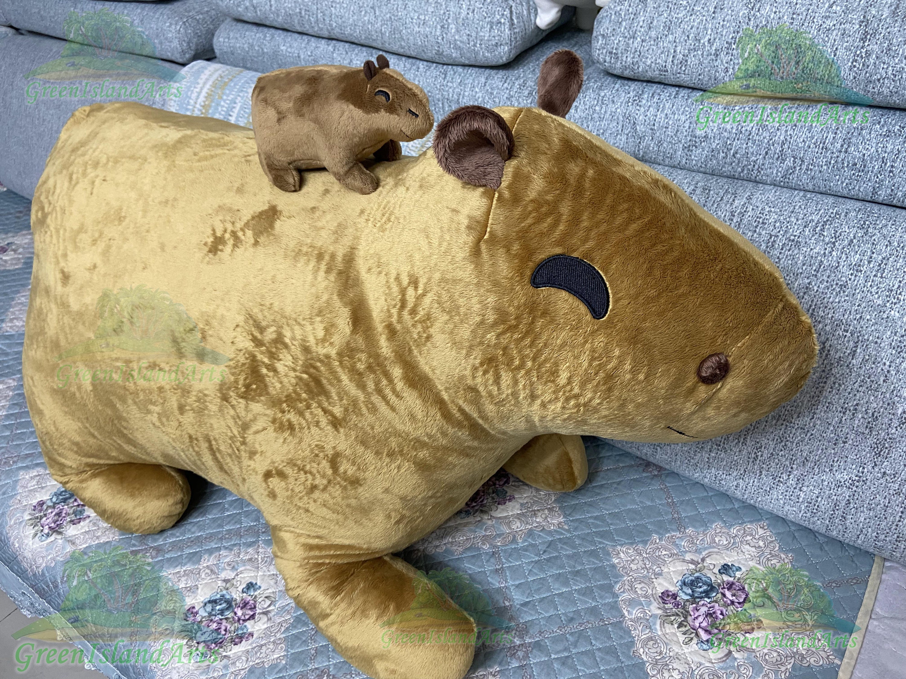 Adorable Giant Capybara Plush Toyscustom Cute Pillows Custom - Etsy