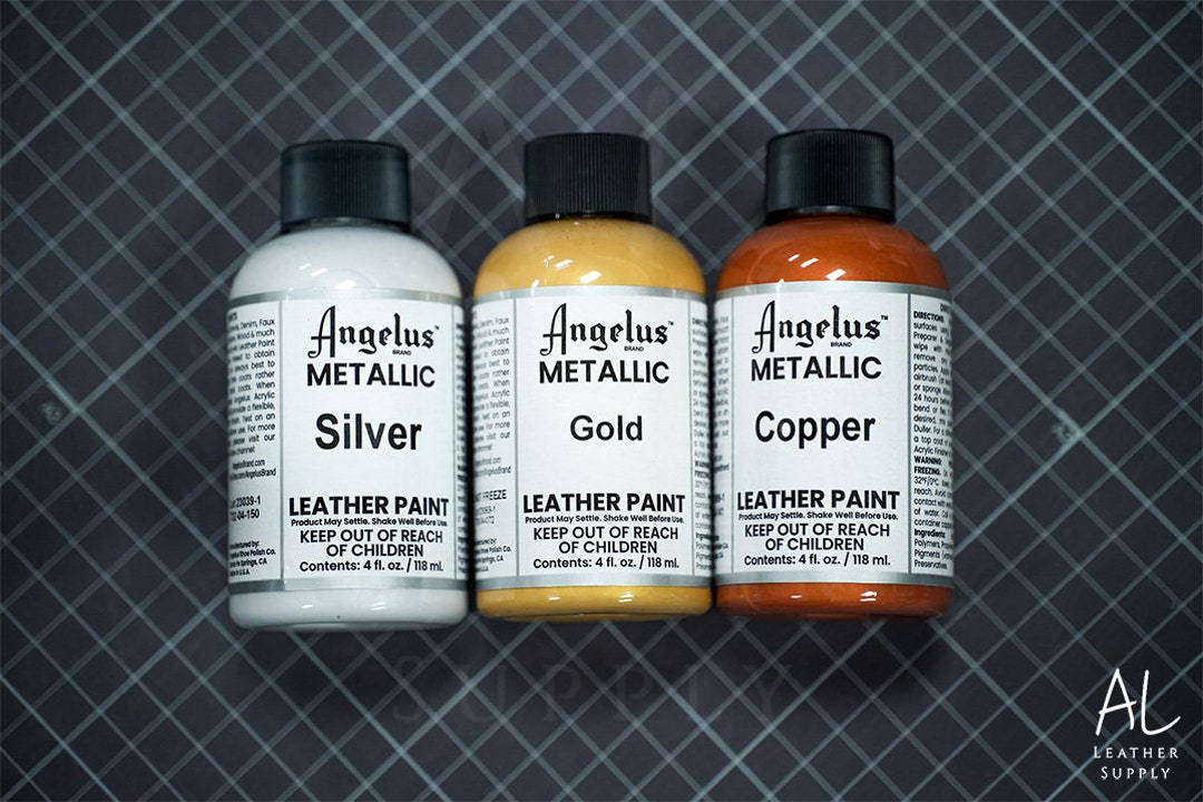 Angelus Metallic Leather Paint - Etsy