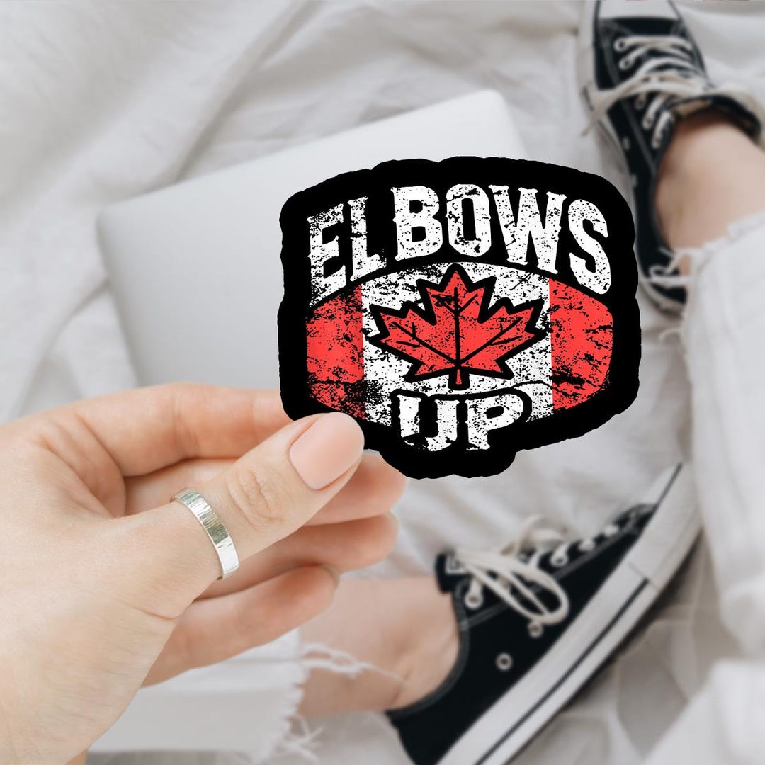 Elbows up Canada Sticker, Canada is Not for Sale Sticker, Proud ...